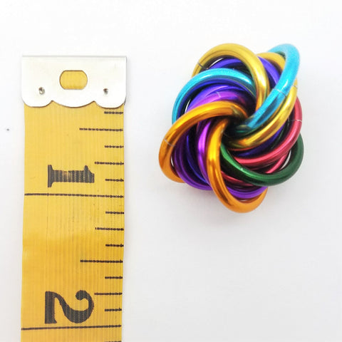 Möbii® PRIDE Collection: Shiny Multicolor Fidget Stress Balls – Steel Lynx